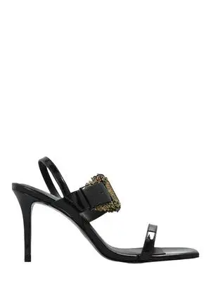 Versace Buckle-strap Sandals - Black