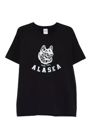 WILD DONKEY Logo-print T-shirt - Black