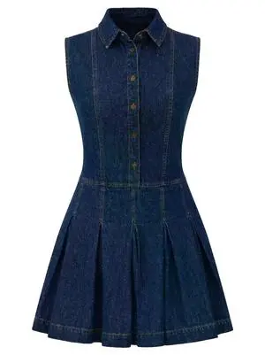REFORMATION Arella Denim Mini Dress