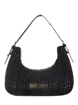 Just Cavalli Logo-detail Shoulder Bag - Black