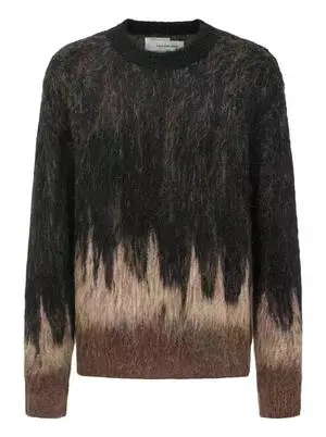 FENG CHEN WANG Gradient Knit Pullover - Black
