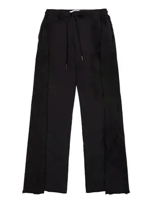 HONOR THE GIFT Frayed Track Pants - Black