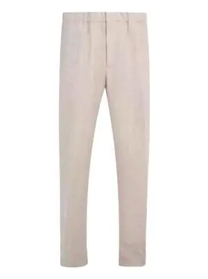LARDINI Elasticated-waistband Trousers - Neutrals