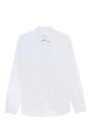 Maison Labiche Breteuil Sailboat-embroidered Shirt - Blue