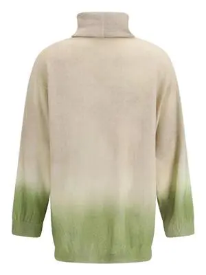 VERYBUSY Gradient Cashmere Turtleneck Sweater - Neutrals