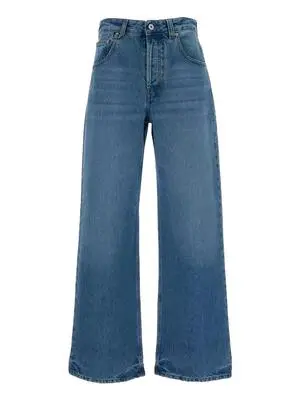 Jacquemus Five-pocket Wide-leg Denim Jeans - Blue