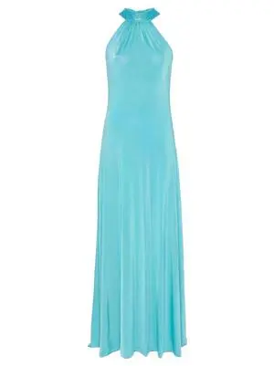 BLUGIRL Embellished Halterneck Maxi Dress - Blue