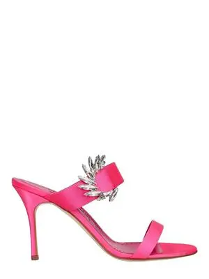 Manolo Blahnik Decorative Detail Sandals - Pink