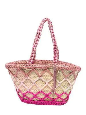 Rosantica Medium Braided-rope Tote Bag - Neutrals