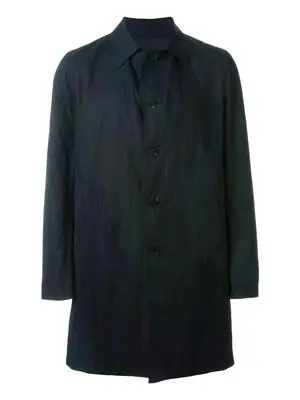 LARDINI Classic Buttoned Coat - Blue