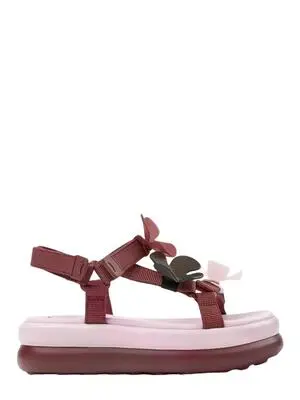 Camper Pelotas Flota Flower-appliqué Sandals - Red