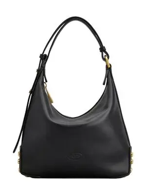 TOD'S Studded Sacca Mini Shoulder Bag - Black