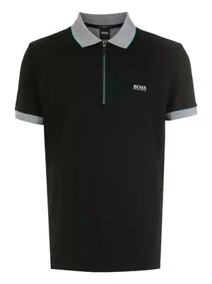 BOSS Philix Logo-print Polo Shirt - Black