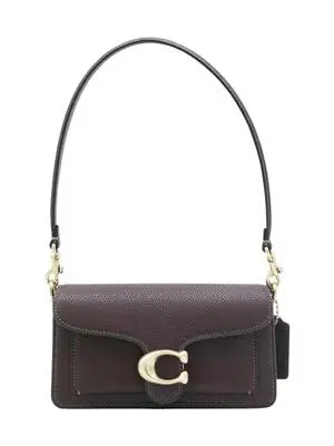 COACH Leather Shoulder Bag With C-Buckle