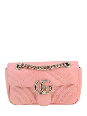 Gucci Gg Marmont Shoulder Bag - Pink