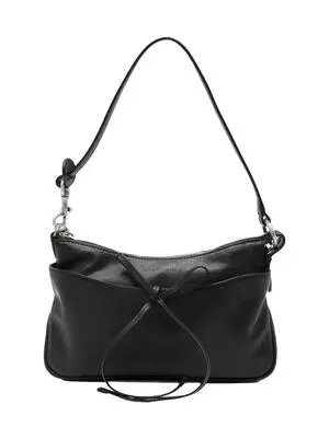MARGESHERWOOD Bow-detail Shoulder Bag - Black