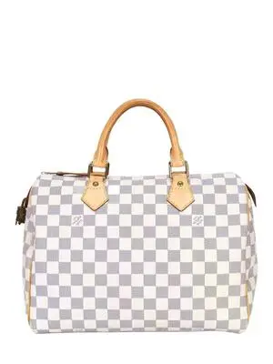 LOUIS VUITTON 30 Speedy Tote Bag - White