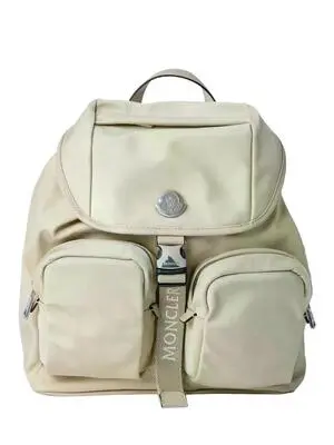 Moncler Trick Buckle Logo Backpack - Neutrals