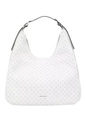 Michael Kors Large Hamilton Shoulder Bag - White
