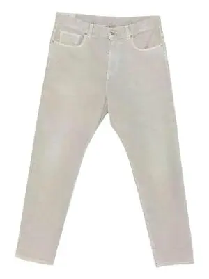 Eleventy Five-Pocket Trousers Neutrals