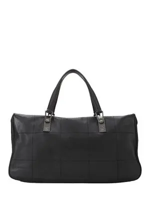 Chanel Calfskin Boston Bag - Black