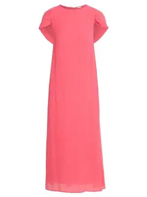 Cult Gaia Artemisia Cape-effect Crepon Midi Dress - Bubblegum