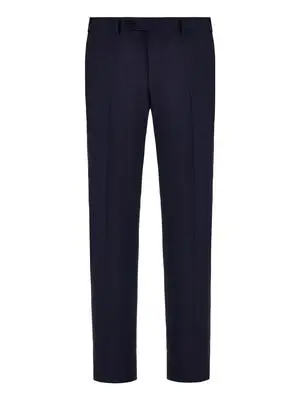 Canali Wool Trousers - Blue