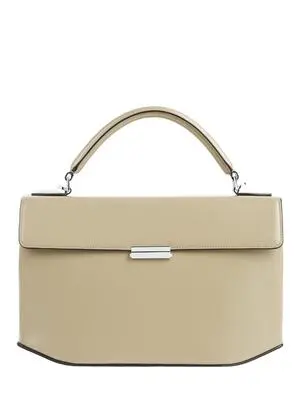 TOTEME Clip Polished-leather Top Handle - Cashew