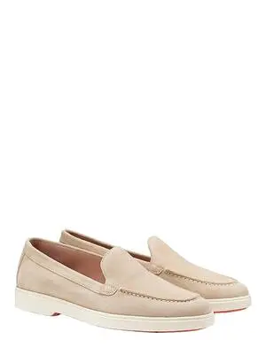 Santoni Suede Loafer - Light/pastel Pink
