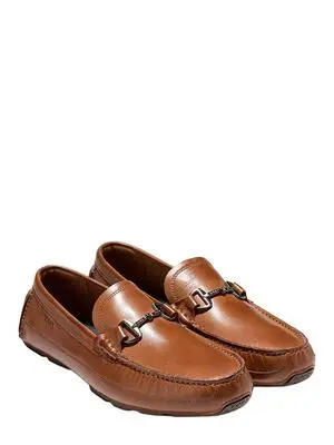 Cole Haan Grand Laser Driver Loafers - British Tan