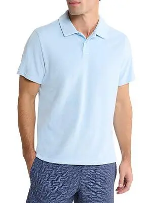 FAIR HARBOR Ravello Terry Polo - Light Blue
