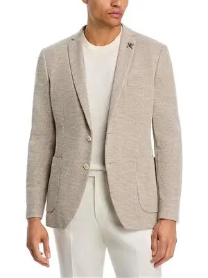 John Varvatos Slim-fit Notched Lapel Sport Coat - Natural