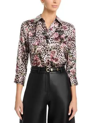 L'Agence Dani Silk Blouse - Multi