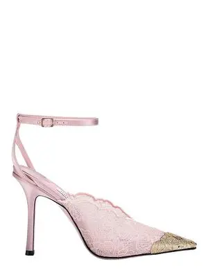 JIMMY CHOO Faiz 100 Pumps - Rose/gold