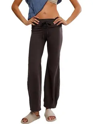 Free People Quick Step Pants Chocolate