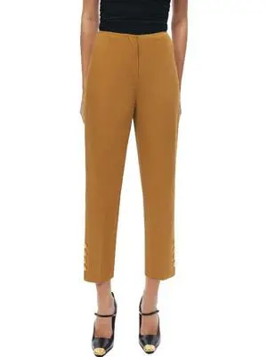 NOCTURNE Tailored Ankle-length Pants - Camel