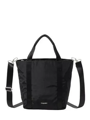 BAGGALLINI Via Crossbody Tote Bag - Black