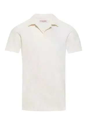 Orlebar Brown Terry Resort Short-sleeved Polo Shirt - White