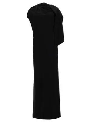 THE GARMENT Long Dress With Scarf - Black