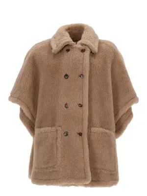 Max Mara Horse4 Poncho - Beige