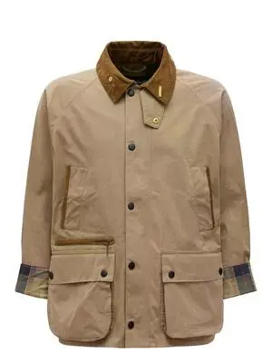 Barbour Corduroy Collar Pocket Jacket - Neutrals