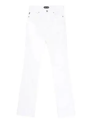 TOM FORD Button Trousers - White