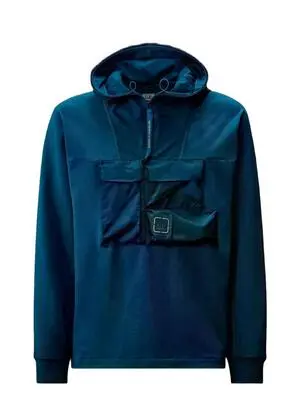 C.P. COMPANY Half-zip Hoodie - Blue