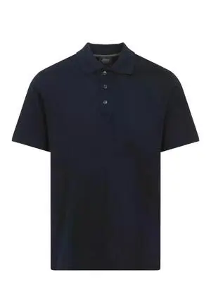 Brioni Buttoned Polo Shirt - Blue