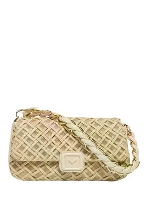 Marella Woven Design Bag - Neutrals
