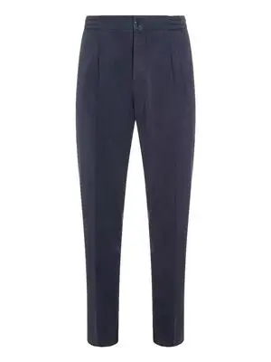 Kiton Pleated Trousers - Blue
