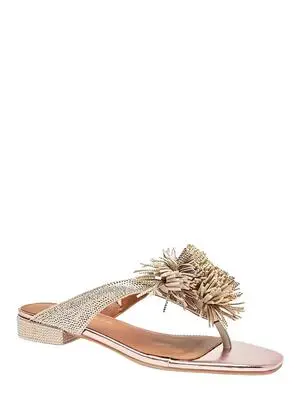 Kurt Geiger T-bar Block-heel Sandals - Gold