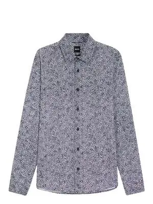BOSS Printed Shirt - Blue