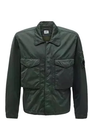 C.P. COMPANY Button Patch Jacket - Green