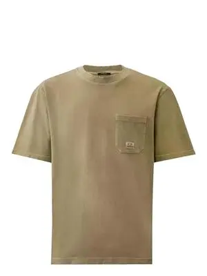 C.P. COMPANY Short-sleeve Pocket T-shirt - Neutrals